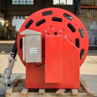 China Certificate / Made in Hubei Mobile Mini Small 24v Motor Driven Fuel Reel Electric Hose Reel for sale