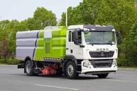 China Manual Transmission Road Sweeper Truck 16 Cubic Meter Dongfeng Tianjin For Road And Street for sale