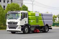 China Manual Transmission Road Sweeper Truck 16 Cubic Meter Dongfeng Tianjin For Road And Street for sale