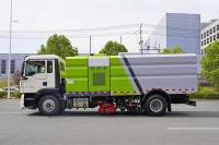 China Manual Transmission Road Sweeper Truck 16 Cubic Meter Dongfeng Tianjin For Road And Street for sale