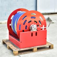 China Key words Large 100meter Manual Retractable Fuel Hose Reel for Oil Fields in Customized Color for sale