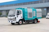China EURO 5 Sanitation Cleaning Truck Diesel Truck Mounted Street Sweeper Vacuum Truck for sale