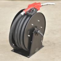 China Fuel Dispenser Hose Reel for Tanker Truck Flow Rate 60L/min Working Voltage 220V 1 Inch Size 15m Length for sale