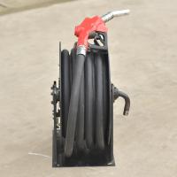 China Fuel Dispenser Hose Reel for Tanker Truck Flow Rate 60L/min Working Voltage 220V 1 Inch Size 15m Length for sale
