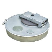 China 16 Diameter Carbon Steel Clamped Manhole Cover for All Tanker Truck Applications for sale