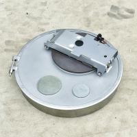 China 16 Diameter Carbon Steel Clamped Manhole Cover for All Tanker Truck Applications for sale
