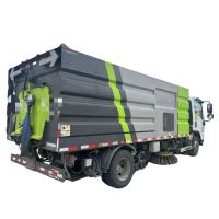 China EURO 5 Emission Standard Isuzu High Pressure Road Washing and Sweeping Truck Vacuum Road Sweeper Cleaning Truck Diesel Fuel Type for sale