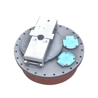 China 16 Inch Aluminum Alloy Tanker Manhole Cover For Fuel Tank Truck Optional Breathing Valve Flow Rate for sale