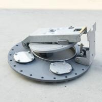 China 16 Inch Aluminum Alloy Tanker Manhole Cover For Fuel Tank Truck Optional Breathing Valve Flow Rate for sale