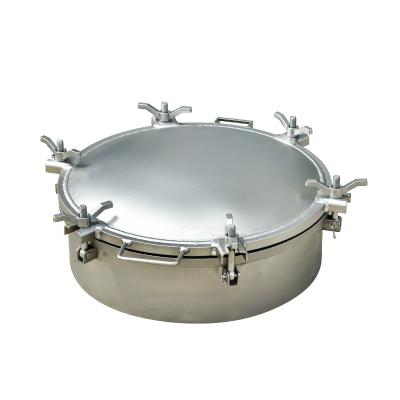 China European Standard Stainless Steel Quickly Open Manhole Cover with Max Pressure 0.65Mpa Pressure Resistance for sale