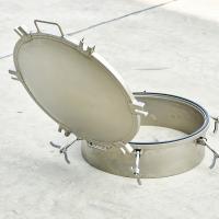 China European Standard Stainless Steel Quickly Open Manhole Cover with Max Pressure 0.65Mpa Pressure Resistance for sale
