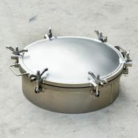 China European Standard Stainless Steel Quickly Open Manhole Cover with Max Pressure 0.65Mpa Pressure Resistance for sale