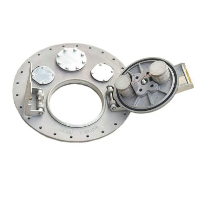 China Direct Supply 20 Inch Round Manhole Cover for Fuel Tanker Truck Aluminum Alloy Protect against Rupture and Explosions for sale
