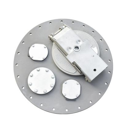 China Max Pressure 0.65Mpa European Standard Aluminum Alloy Manhole Cover Without Breath Valve for Heavy Duty for sale