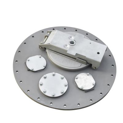China Oil DN500 Aluminium Alloy Manhole Cover For Tanker Truck Or Trailers for sale