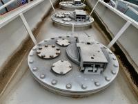 China Oil DN500 Aluminium Alloy Manhole Cover For Tanker Truck Or Trailers for sale