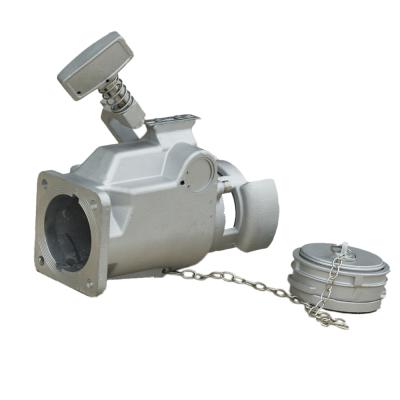 China 3 inch Aluminium French Discharge Valve for Fuel Tank Truck API Valve Unloading Valve Standard for sale