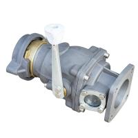 China OEM Supported Italy Style Aluminum Alloy API Discharge Valve for Tanker Truck -20℃ - 70℃ Customizable for sale