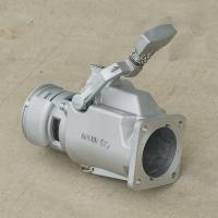 China DN80 Port Size OEM Customized Support 3 Inch API French Adaptor Bottom Valve for sale