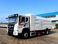 China Dongfeng High Pressure Pure Suction 15m3 Electric Road Sweeper Truck for 18000 Gross Vehicle Weight for sale