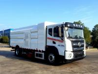 China Dongfeng High Pressure Pure Suction 15m3 Electric Road Sweeper Truck for 18000 Gross Vehicle Weight for sale