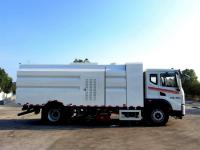 China Dongfeng High Pressure Pure Suction 15m3 Electric Road Sweeper Truck for 18000 Gross Vehicle Weight for sale