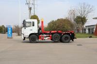 China Remote Control Hook Lifting Garbage Truck Equipped With Pneumatic Control Valve Hooklifts for sale