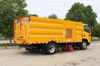 China Dongfeng 4*2 Vacuum Road Sweeper Truck 8m3 Street Sweeping Truck with 4 Brushes for sale