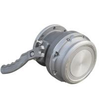 China Manual Fuel Tanker Truck Unloading Valve Aluminium Alloy API Adaptor Valve for -20-70C Temperature Adjustment for sale