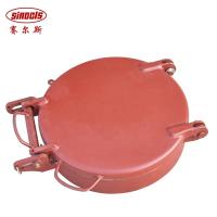 China One Touch Quick Open Manhole Cover For DN 450mm Transportation Tank Products On Tanker Truck for sale