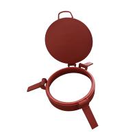 China Flow Rate DN470mm Carbon Steel Three-claw Manhole Cover for Powder Materials Transporting Tank for sale