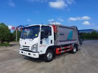 China EURO 5 Emission Standard Isuzu 5 Ton 8 Cbm Garbage Compactor Truck 4x2 for sale