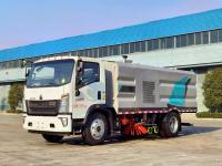 China Gross Vehicle Weight 18000 Howo 10000 Liters Road Washer Road Sweeping Truck for sale