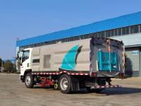 China Gross Vehicle Weight 18000 Howo 10000 Liters Road Washer Road Sweeping Truck for sale