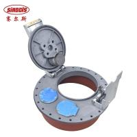 China 65kPa Nominal Pressure 16 Inch Aluminum Alloy Manhole Cover for Oil Tank Accessories Customizable for sale
