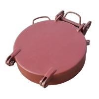China 0.3MPA Pressure Carbon Steel Quick Opening Manhole Cover for Powder Tanker Truck Optional Red Color for sale
