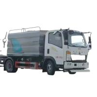 China HOWO 4*2 Water Bowser Truck with 8000 Liters Square Tanker and Right Hand Driver for sale