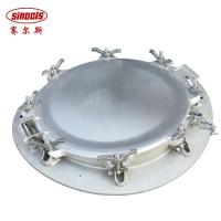 China Durable Stainless Steel 304/316L Fuel Oil Tanker Manhole Cover for Industrial Applications for sale