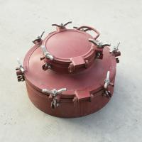 China Easy to Maintain Carbon Steel Quick Opening Chemical Storage Tank Manhole Cover for Truck Check the Tank Condition for sale
