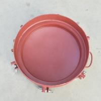 China 500mm Size Tank Truck Parts Carbon Steel Quick Opening Manhole Cover for 90% Concentrated Sulfuric Acid Applicable Media for sale