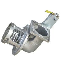 China Corrosion Resistant Stainless Steel 304 4 Inch Center High Universal Emergency Bottom Valve for sale