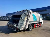 China Manual Transmission Foton Forland 2 Tons 3.5cbm Mini Waste Collection Compressing Garbage Truck for sale