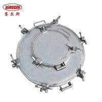 China 304 Stainless Steel Quick Opening Manhole Covers for Chemical Vehicles Manufactured by Professional Suppliers for sale