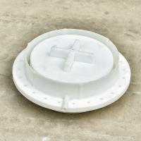 China Chemical Truck White Full Plastic Manhole Cover The Ultimate Solution for Checking Tank Condition for sale