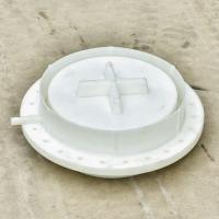 China Chemical Truck White Full Plastic Manhole Cover The Ultimate Solution for Checking Tank Condition for sale