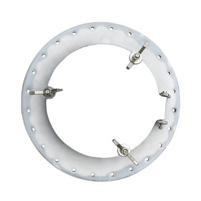 China DN500 Steel Lined Plastic Manhole Cover for Chemical Vehicles Ensures Chemical Tank Protection for sale