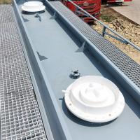China Chemical Tank Truck Full Plastic Manhole Cover with -40°- 70° Design Temperature for sale