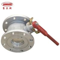 China 0.6Mpa Nominal Pressure 3 Inch Aluminum Round Ball Valve for Opening and Closing Control in Truck Tanker for sale
