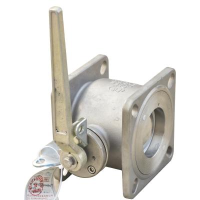 China 3 Inch Stainless Steel Square Ball Valve With Oil Tank Truck Accessories Ball Valve Corrosion Resistant and Durable for sale
