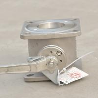 China 3 Inch Stainless Steel Square Ball Valve With Oil Tank Truck Accessories Ball Valve Corrosion Resistant and Durable for sale